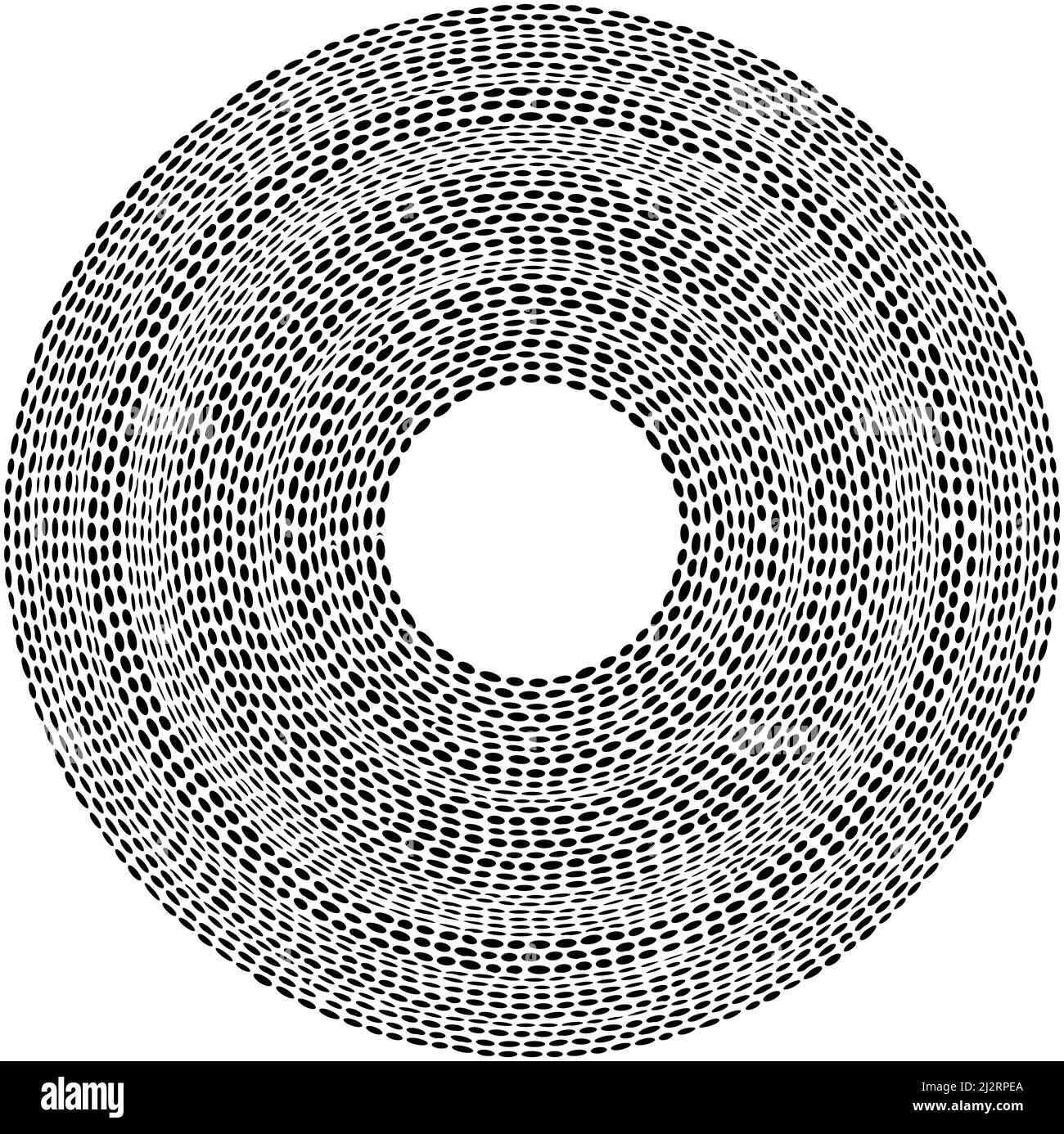 Circle rounded concentric pebble, stone, rock shapes. Circular ...