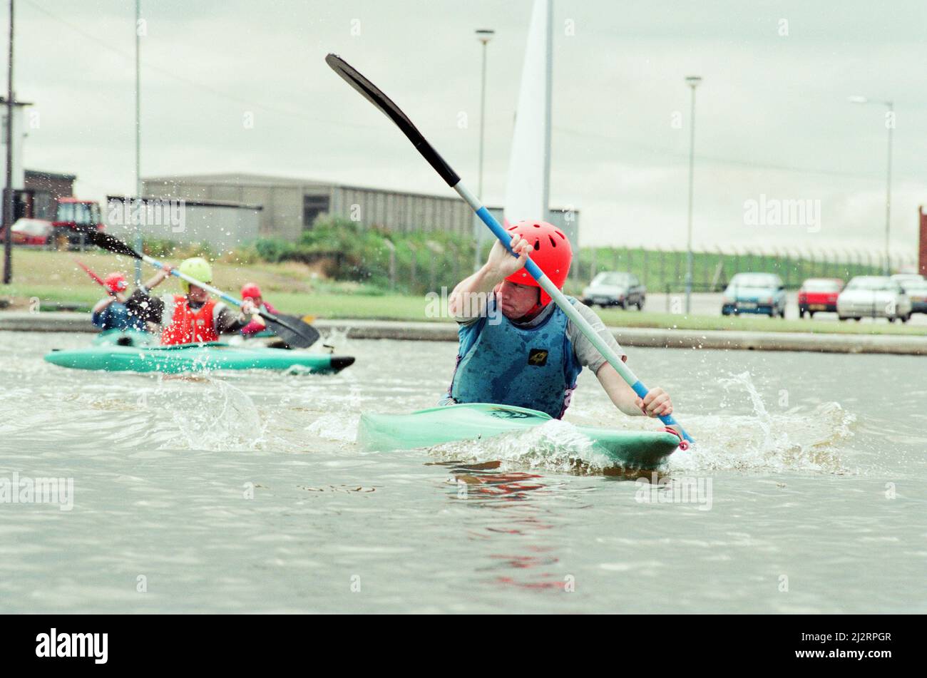 Coatham Boating Lake, Redcar, North Yorkshire, England, 21st July 1993 ...