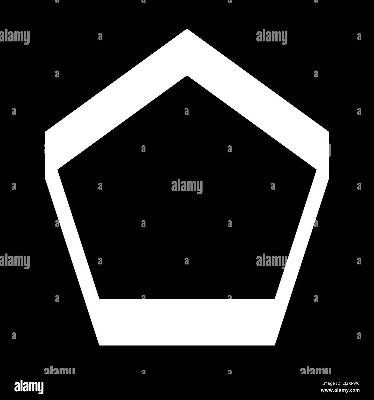 Irregular pentagon Stock Vector Images - Alamy