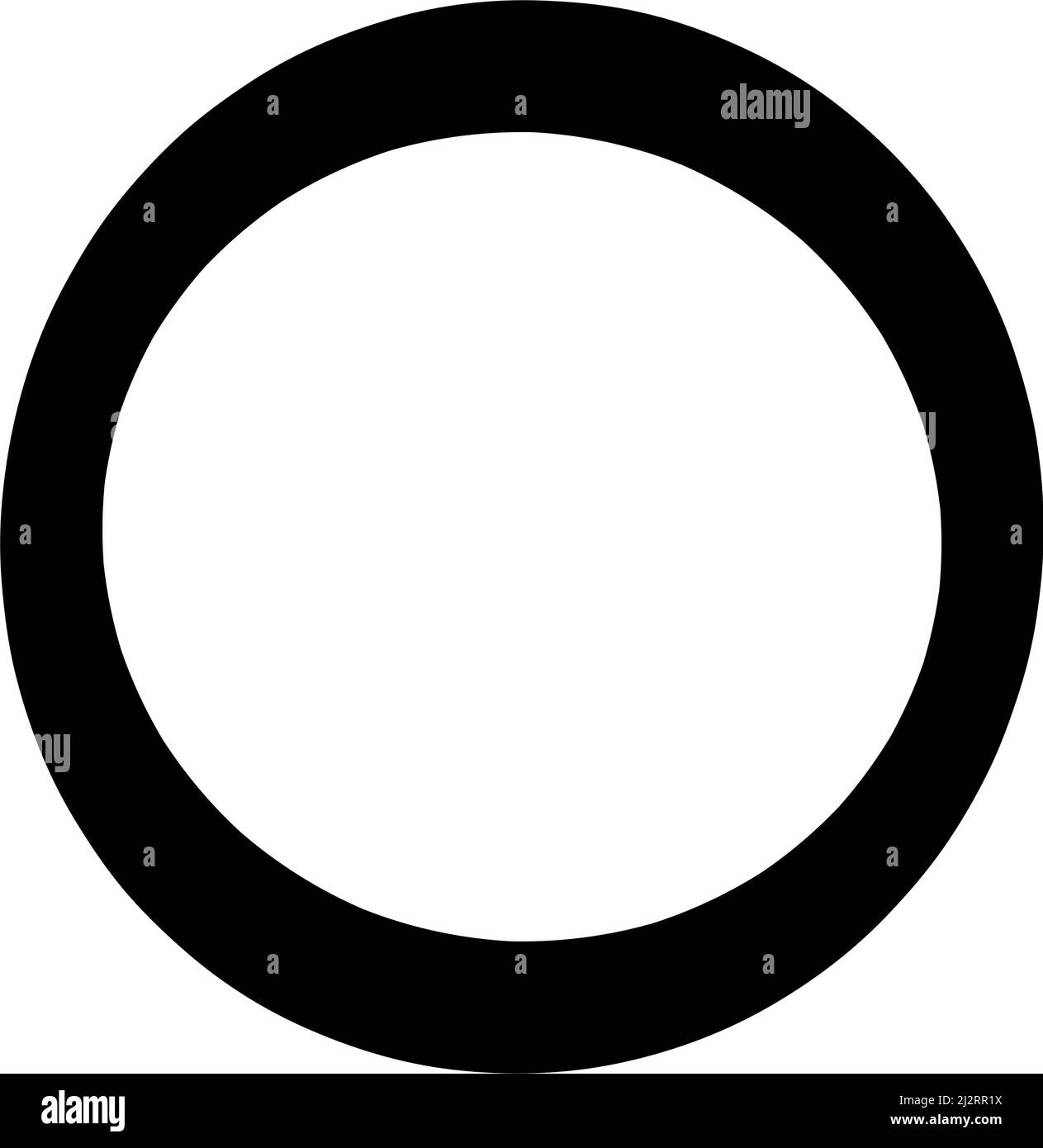 Circle, oval, ellipse geometric abstract irregular, asymmetric shape ...