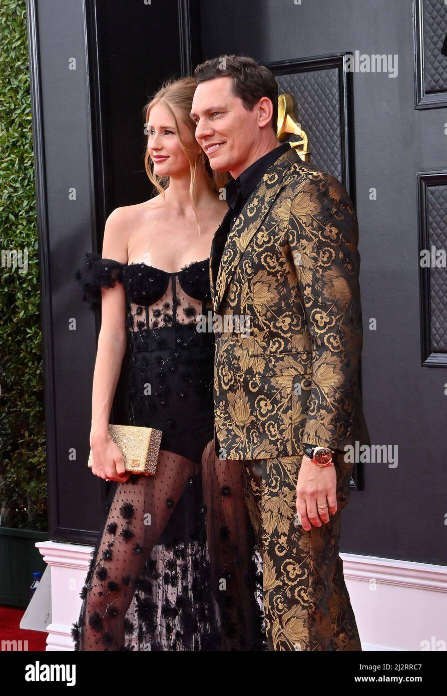 Las Vegas, United States. 03rd Apr, 2022. Annika Backes and Tiësto ...