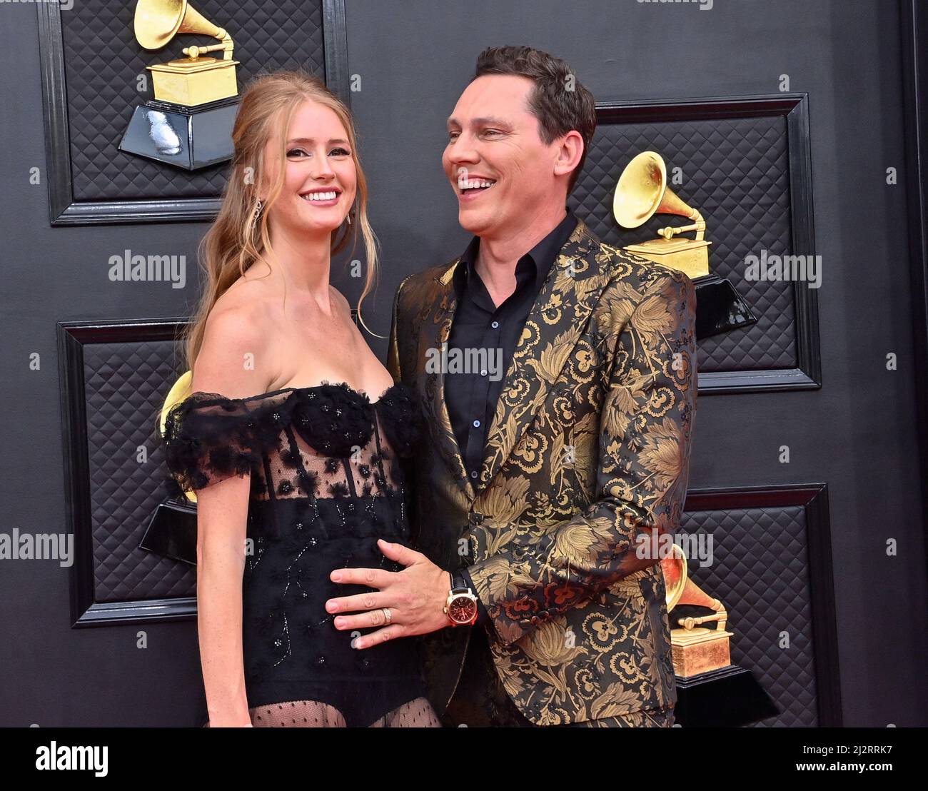 Las Vegas, United States. 03rd Apr, 2022. Annika Backes and Tiësto ...