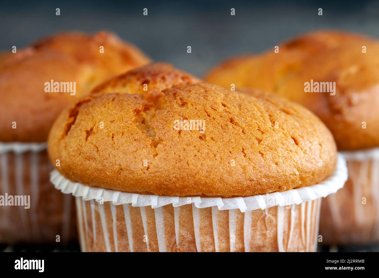 natural wheat cake on a blackboard, baked wheat cake made of flour with ...