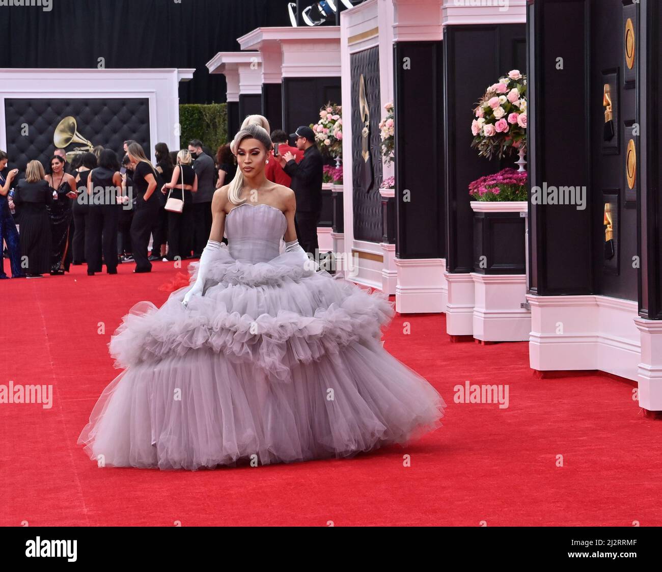 Las Vegas, United States. 03rd Apr, 2022. Trinity K. Bonet arrives for ...