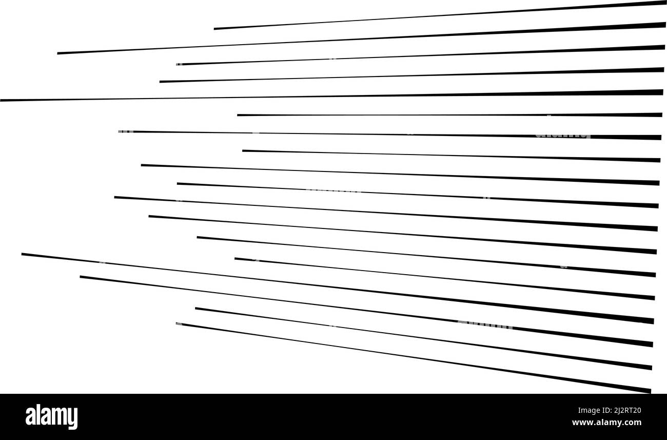 3D dynamic lines, stripes element in perspective geometric vector ...