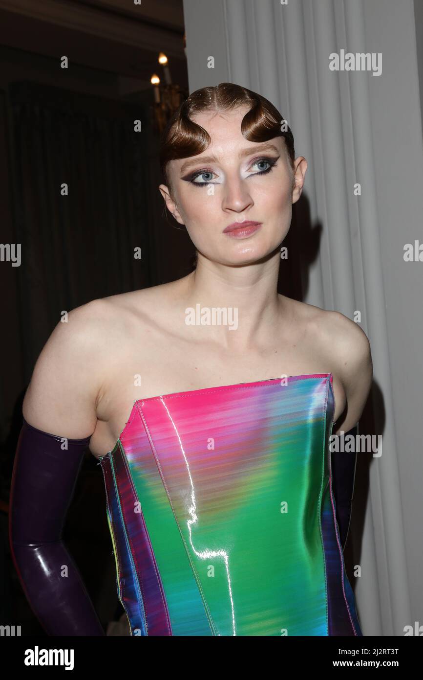 A model seen at On | Off Presents Jack Irving fashion show during ...