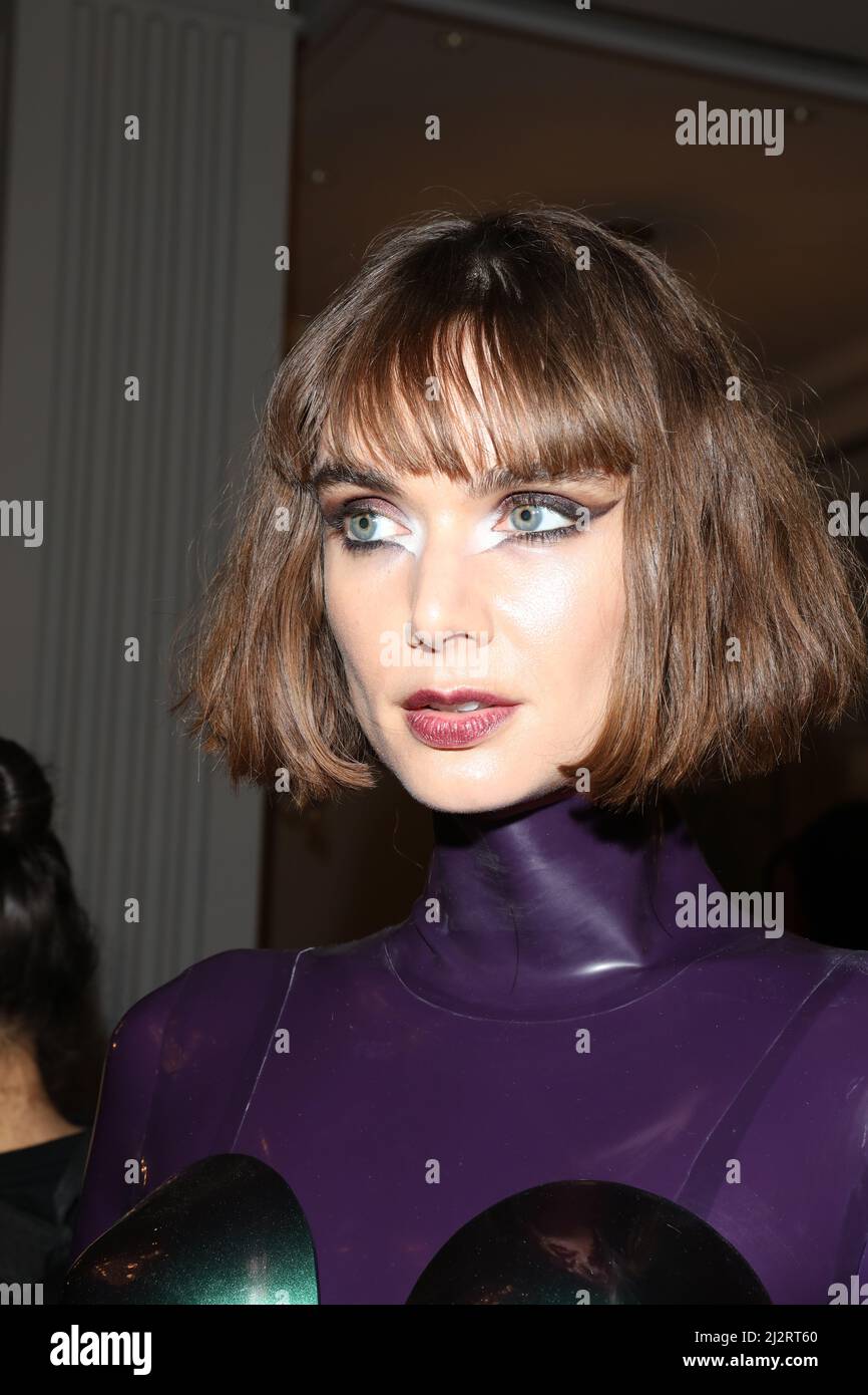 A model seen at On | Off Presents Jack Irving fashion show during ...