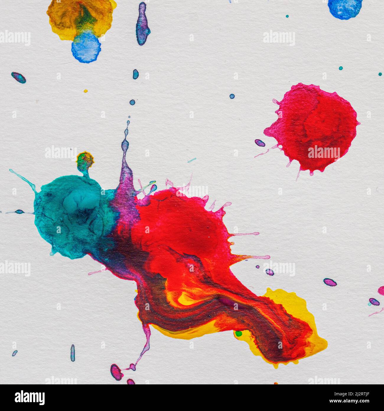 Colorful paint splash hand drawn image, vivid splash background ...