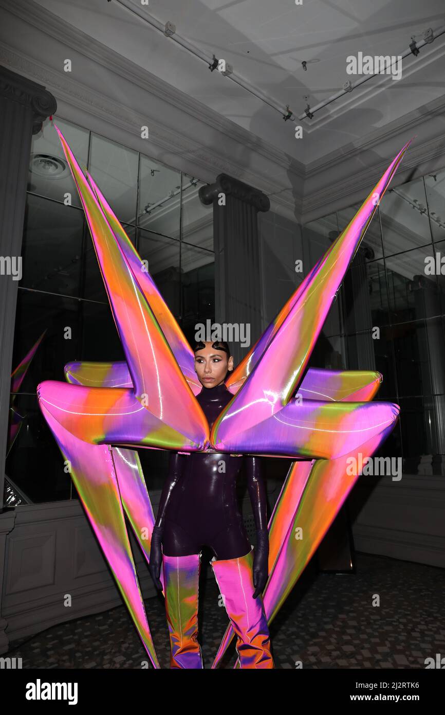 A model seen at On | Off Presents Jack Irving fashion show during ...