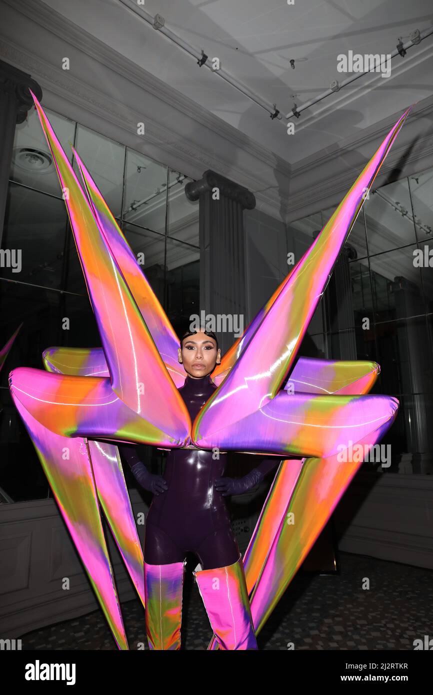 A model seen at On | Off Presents Jack Irving fashion show during ...