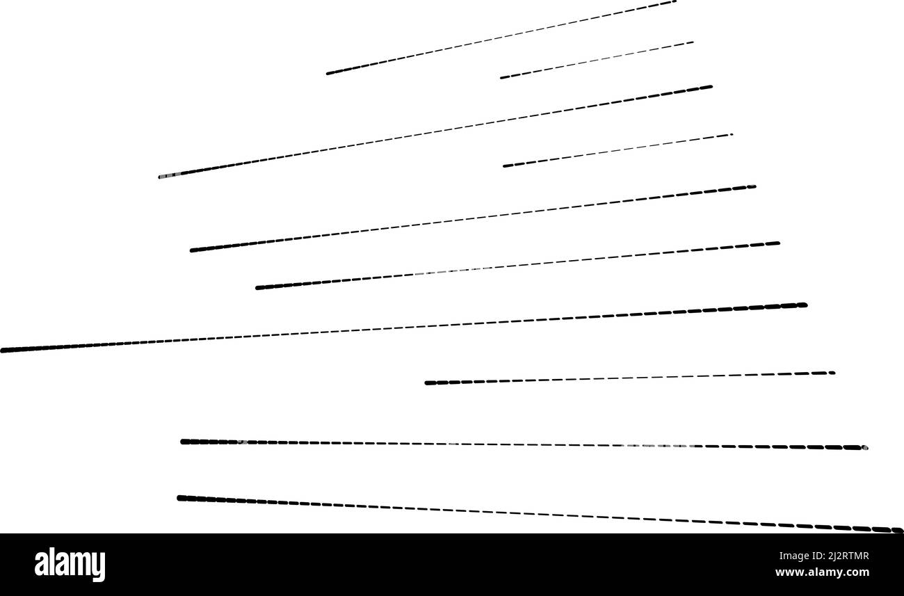 3D dynamic lines, stripes element in perspective geometric vector ...