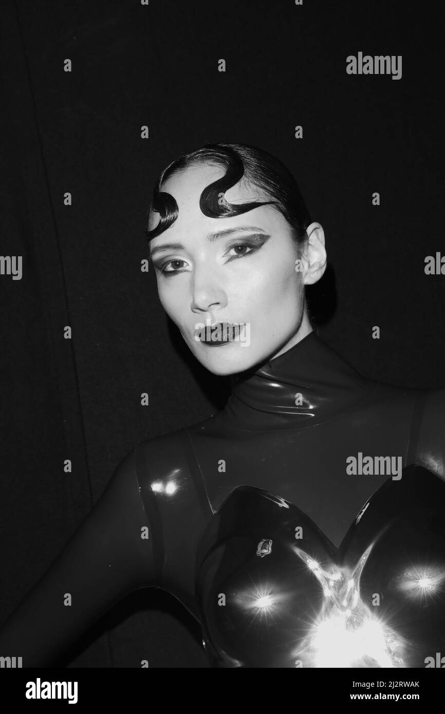 A model seen at On | Off Presents Jack Irving fashion show during ...