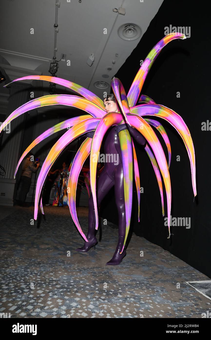 A model seen at On | Off Presents Jack Irving fashion show during ...