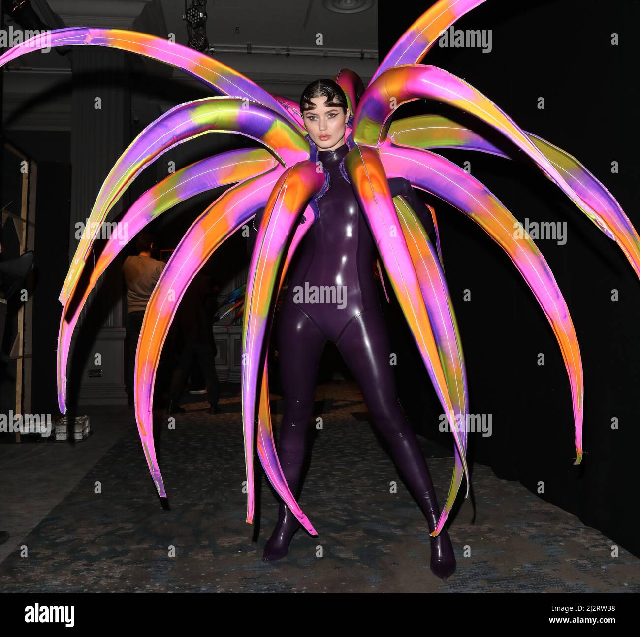 A model seen at On | Off Presents Jack Irving fashion show during ...