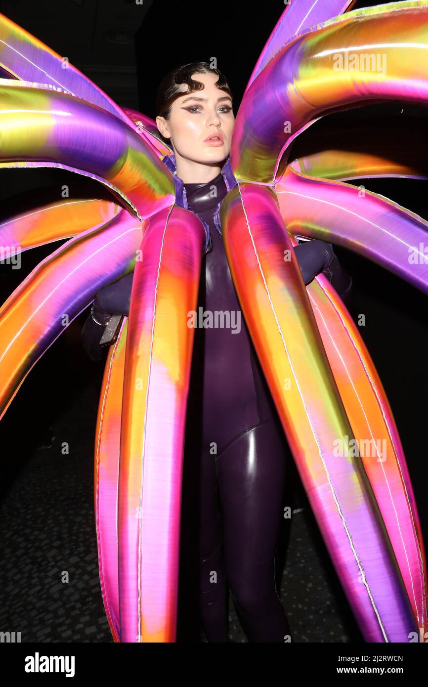 A model seen at On | Off Presents Jack Irving fashion show during ...