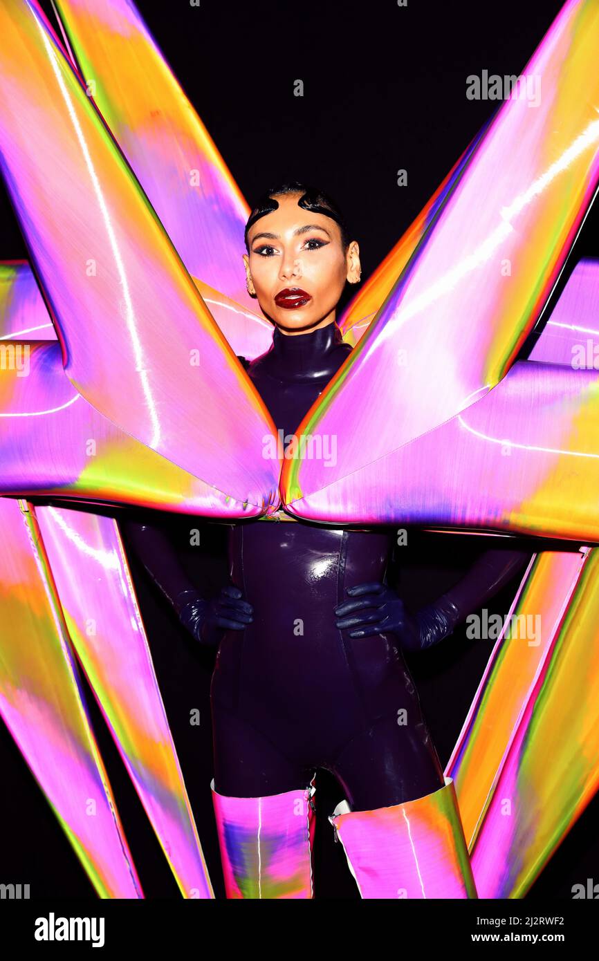 A model seen at On | Off Presents Jack Irving fashion show during ...