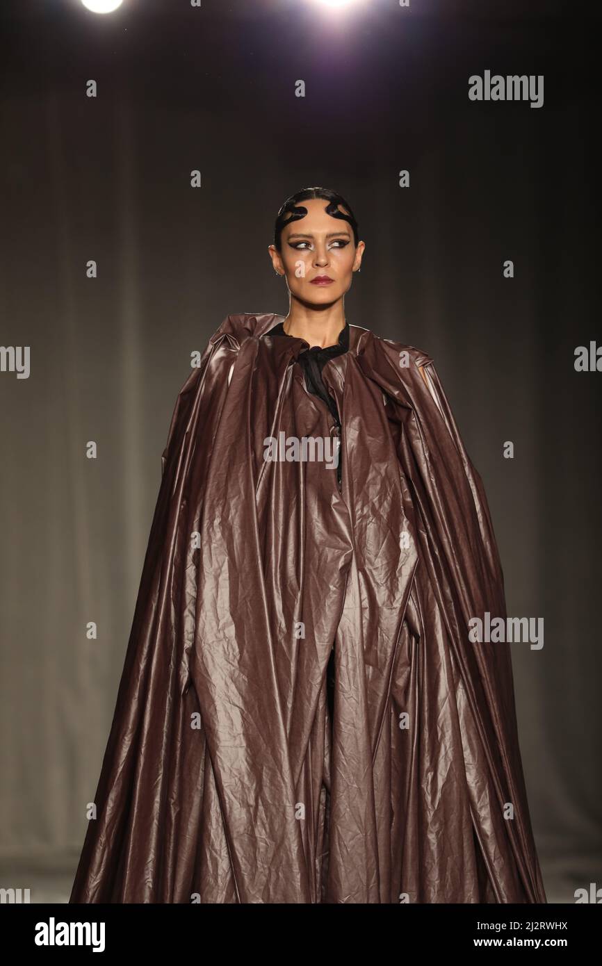 A model seen at On | Off Presents Jack Irving fashion show during ...