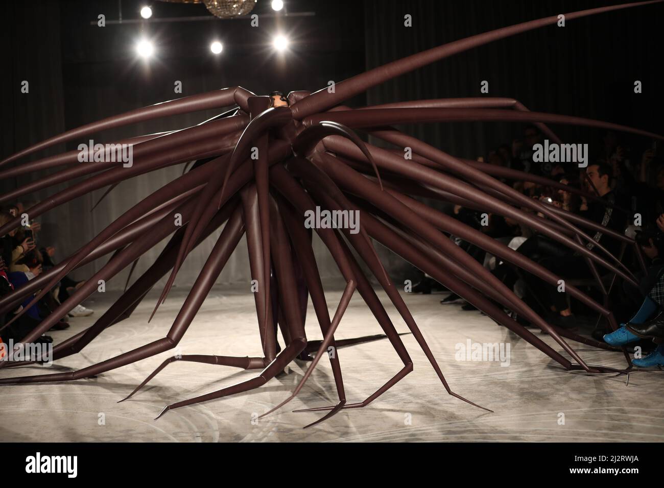 A model seen at On | Off Presents Jack Irving fashion show during ...