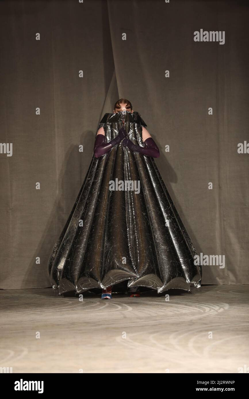 A model seen at On | Off Presents Jack Irving fashion show during ...