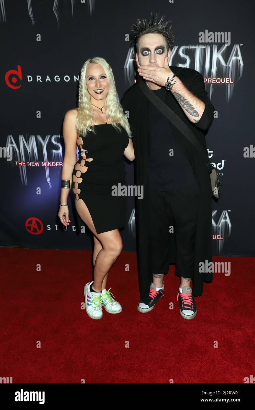 Las Vegas, Nevada, USA. 2nd April, 2022. Christina Balonek and Tapeface ...