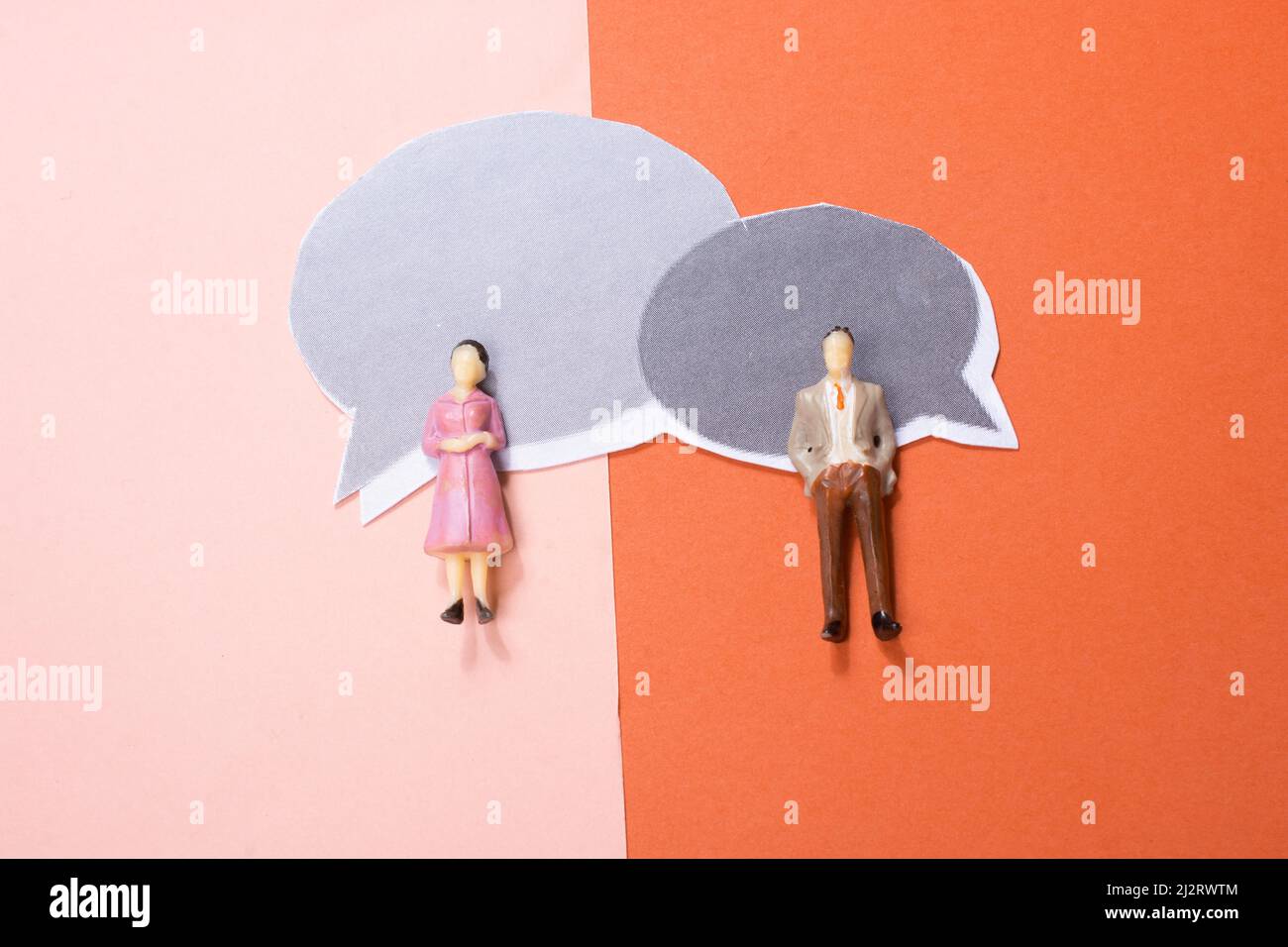 Mini speech bubble for expressing idea, thought and speech Stock Photo ...