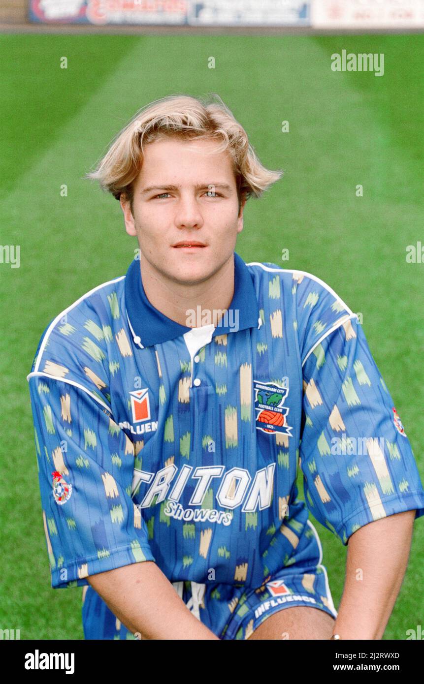 Mark Cooper, Birmingham City football player at a team photo call. 4th ...