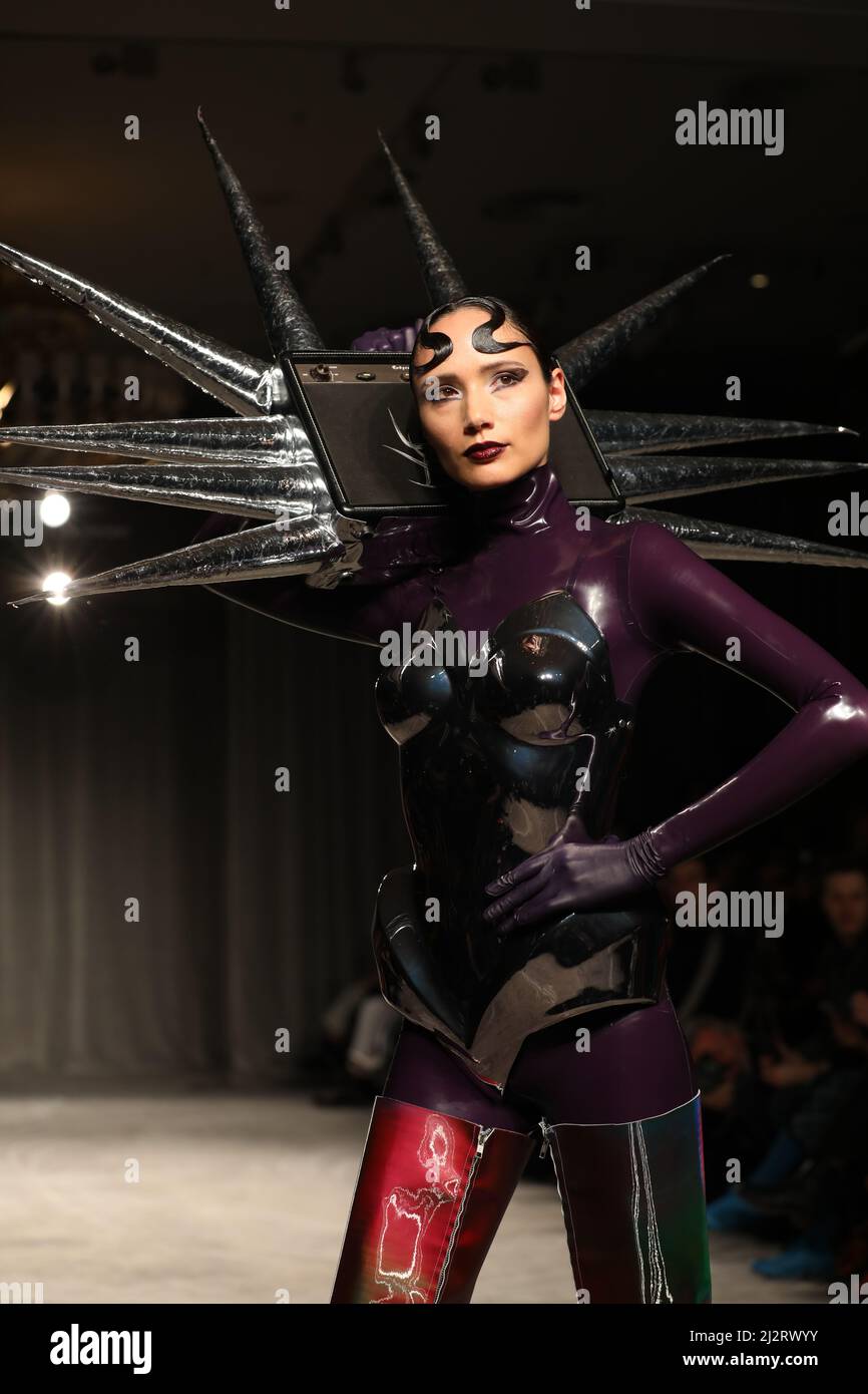A model seen at On | Off Presents Jack Irving fashion show during ...
