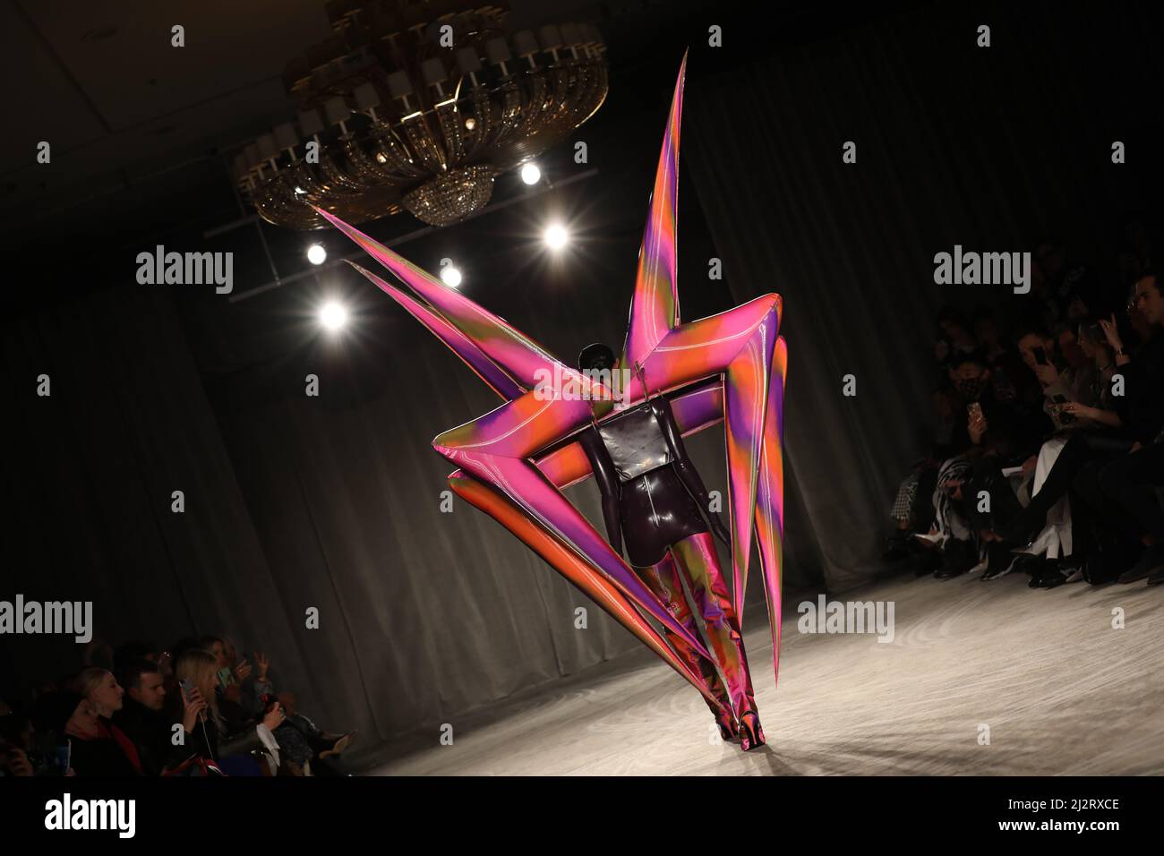 A model seen at On | Off Presents Jack Irving fashion show during ...