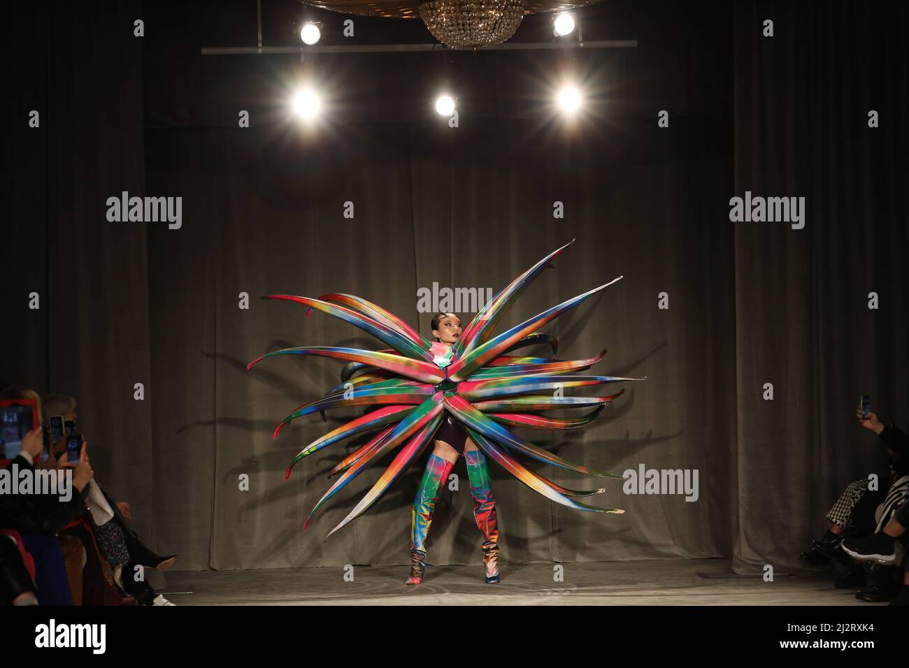 A model seen at On | Off Presents Jack Irving fashion show during ...