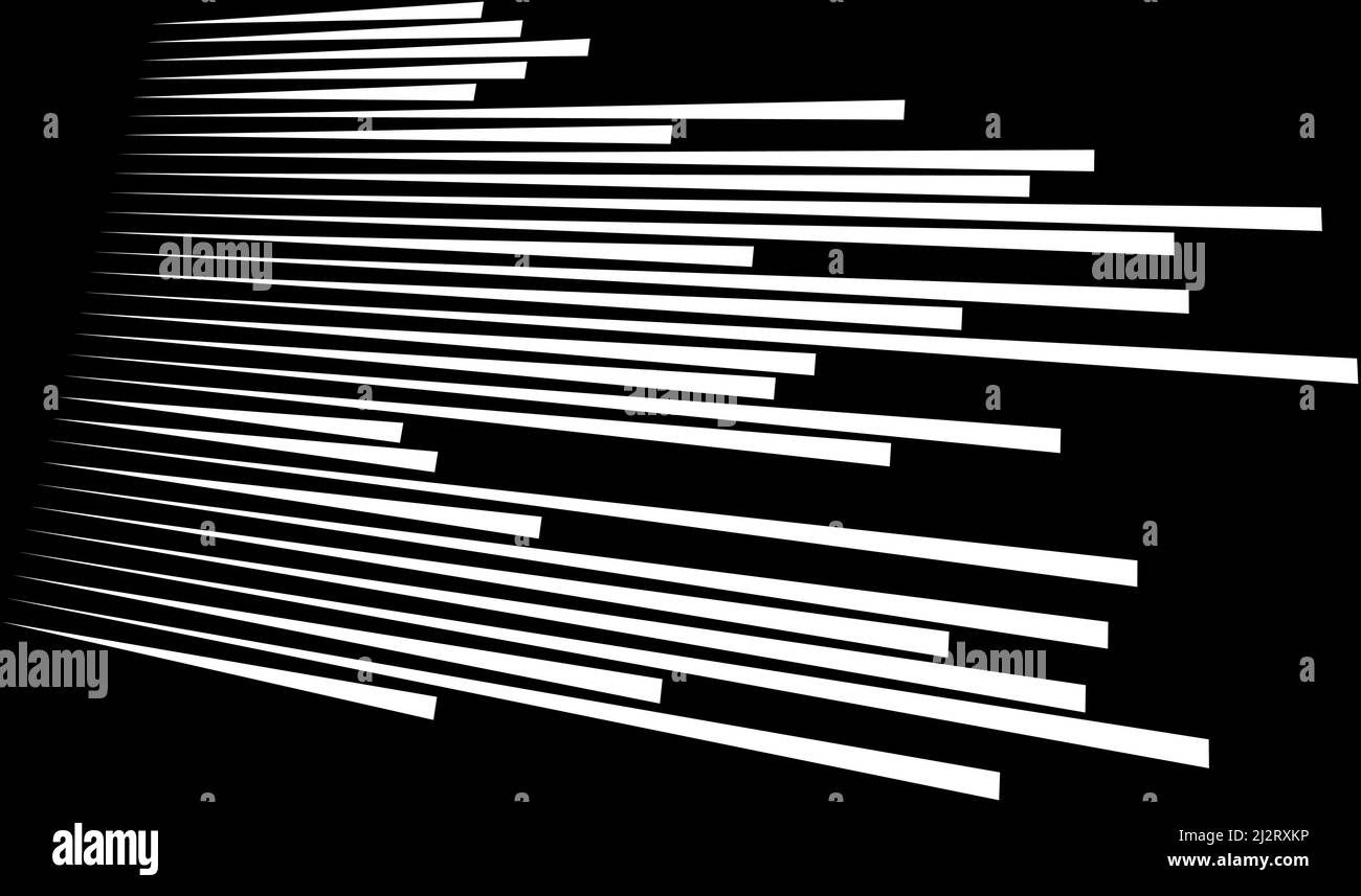 3D dynamic lines, stripes element in perspective geometric vector ...