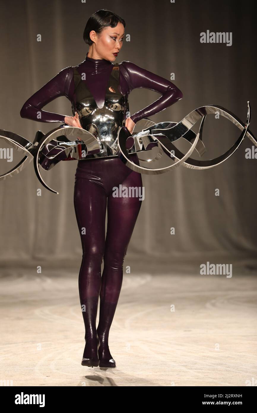 A model seen at On | Off Presents Jack Irving fashion show during ...