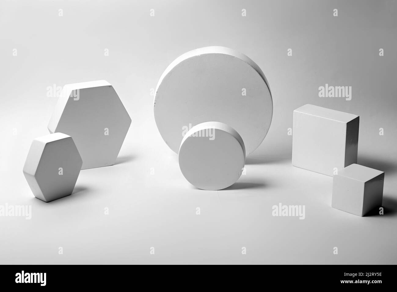 Minimal podium display cosmetic Black and White Stock Photos & Images ...