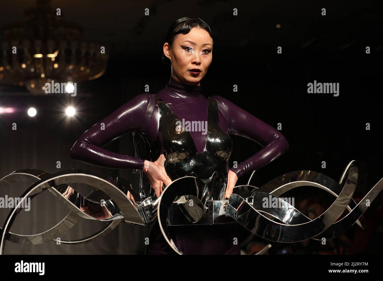 A model seen at On | Off Presents Jack Irving fashion show during ...