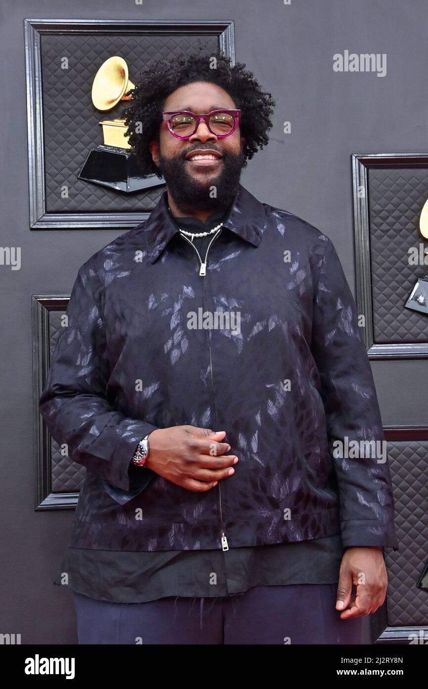 Las Vegas, United States. 03rd Apr, 2022. Ahmir 'Questlove' Thompson ...
