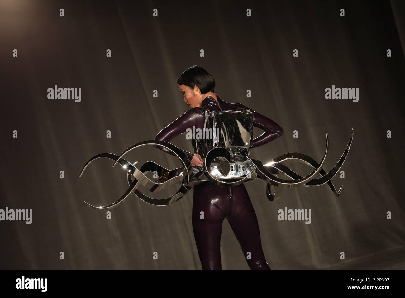 A model seen at On | Off Presents Jack Irving fashion show during ...