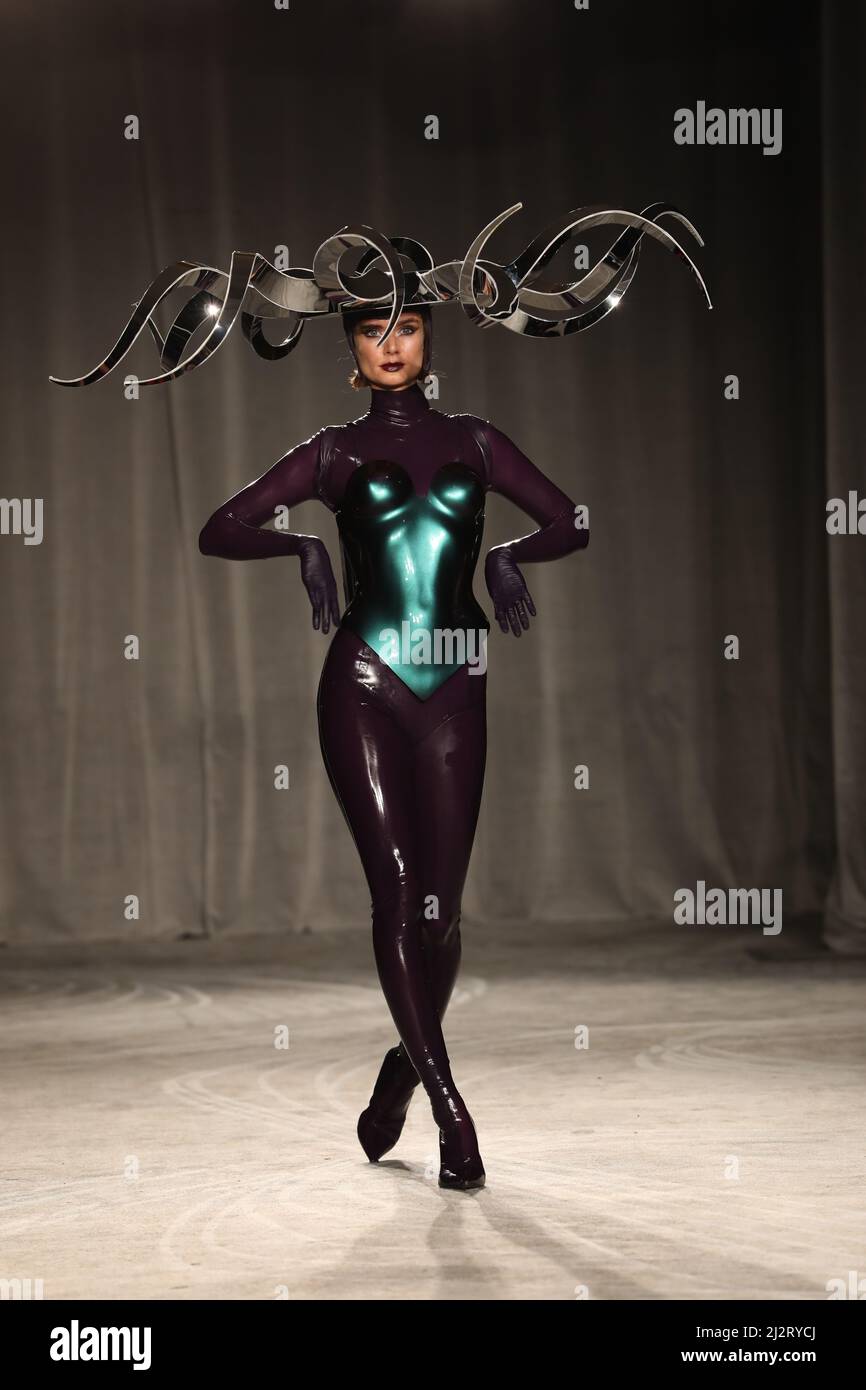 A model seen at On | Off Presents Jack Irving fashion show during ...