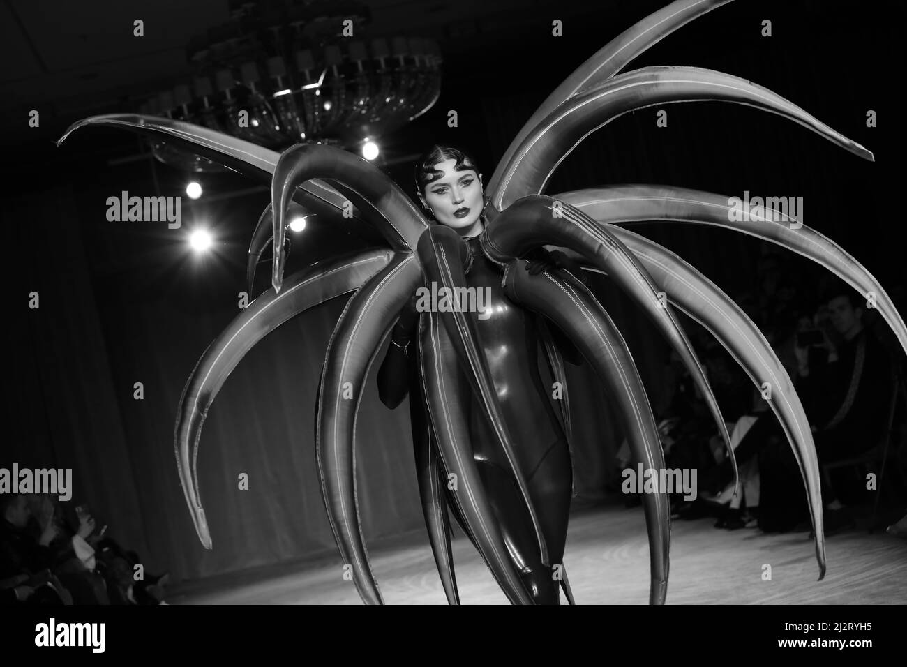 A model seen at On | Off Presents Jack Irving fashion show during ...