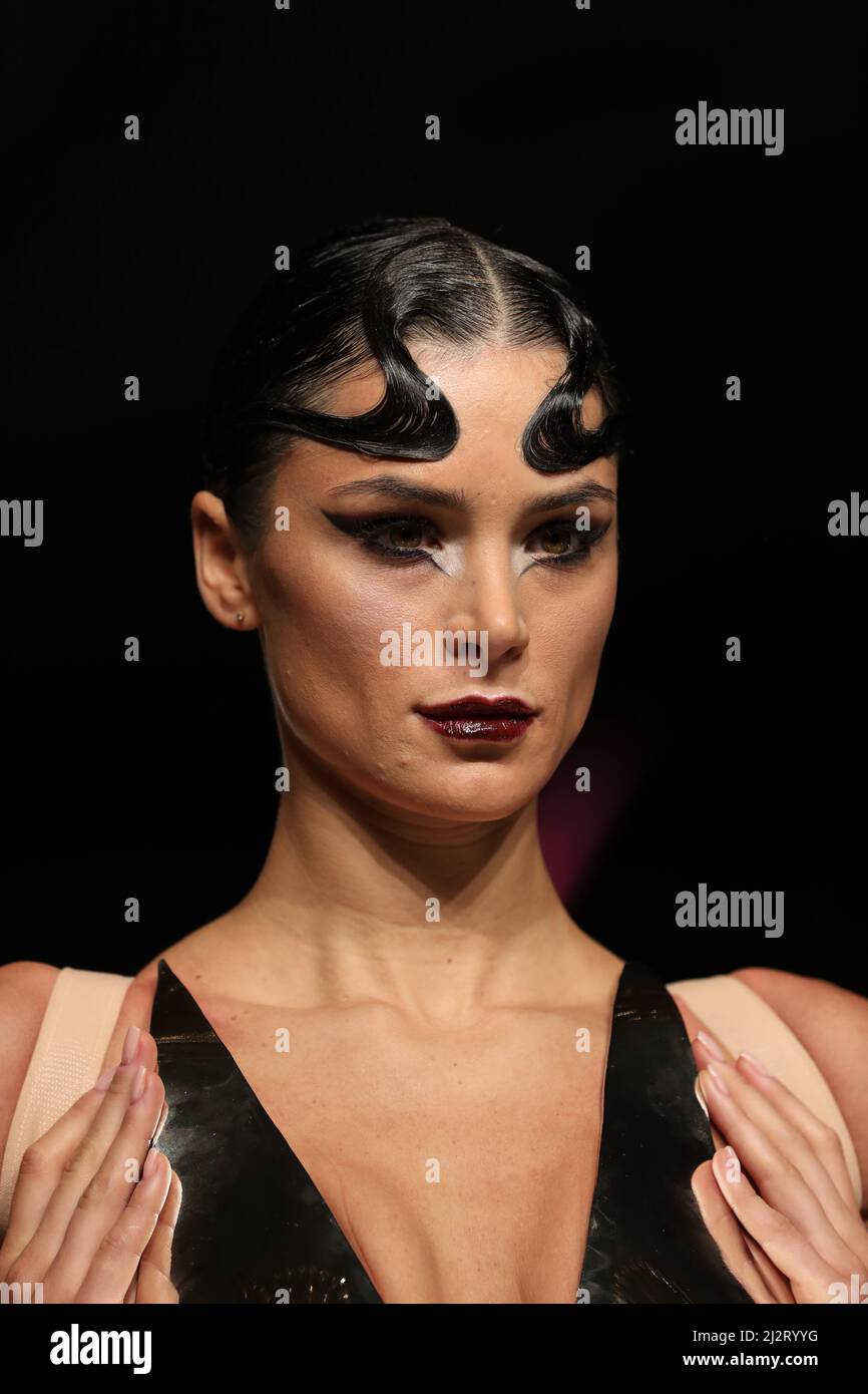 A model seen at On | Off Presents Jack Irving fashion show during ...