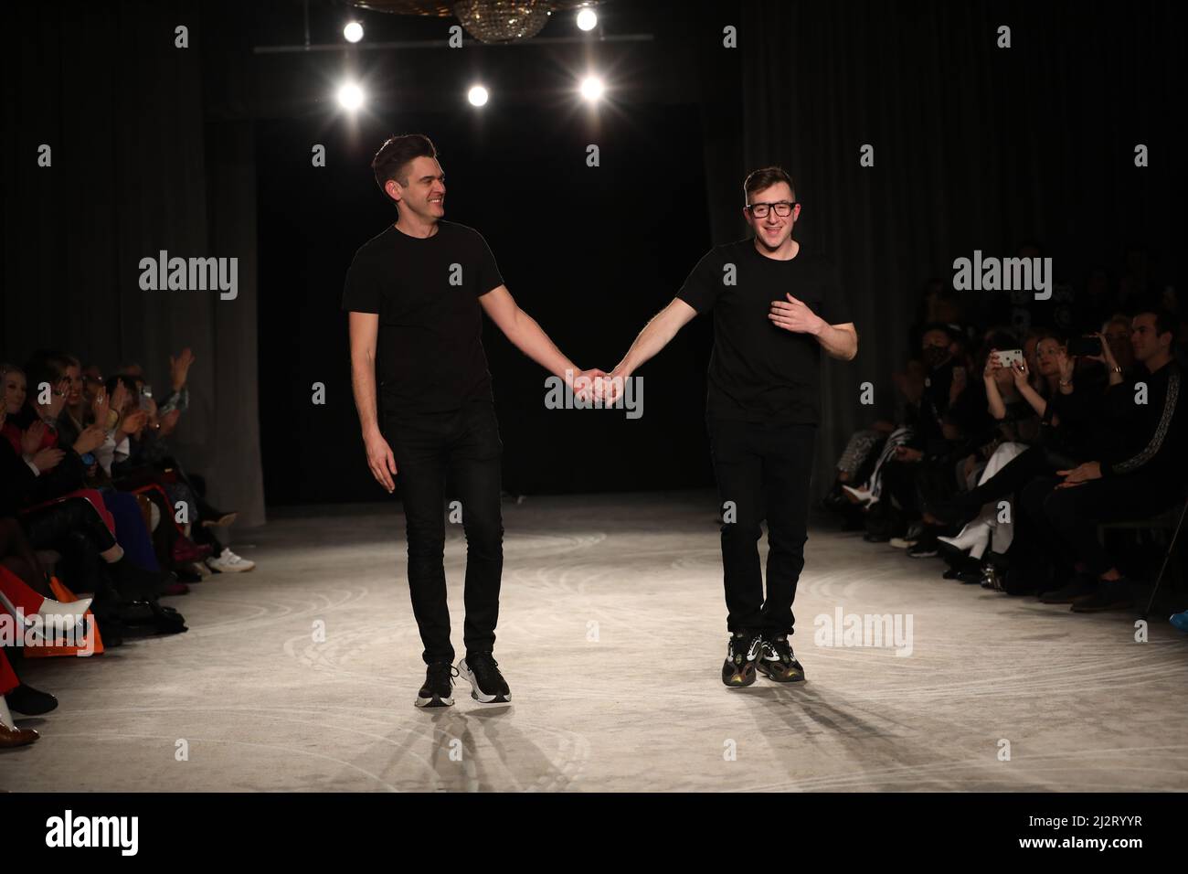 A model seen at On | Off Presents Jack Irving fashion show during ...