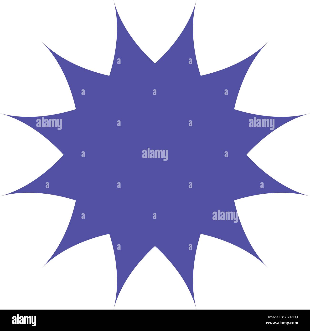 Price tag, label. Starburst, sunburst shape. Blank, empty price flash ...