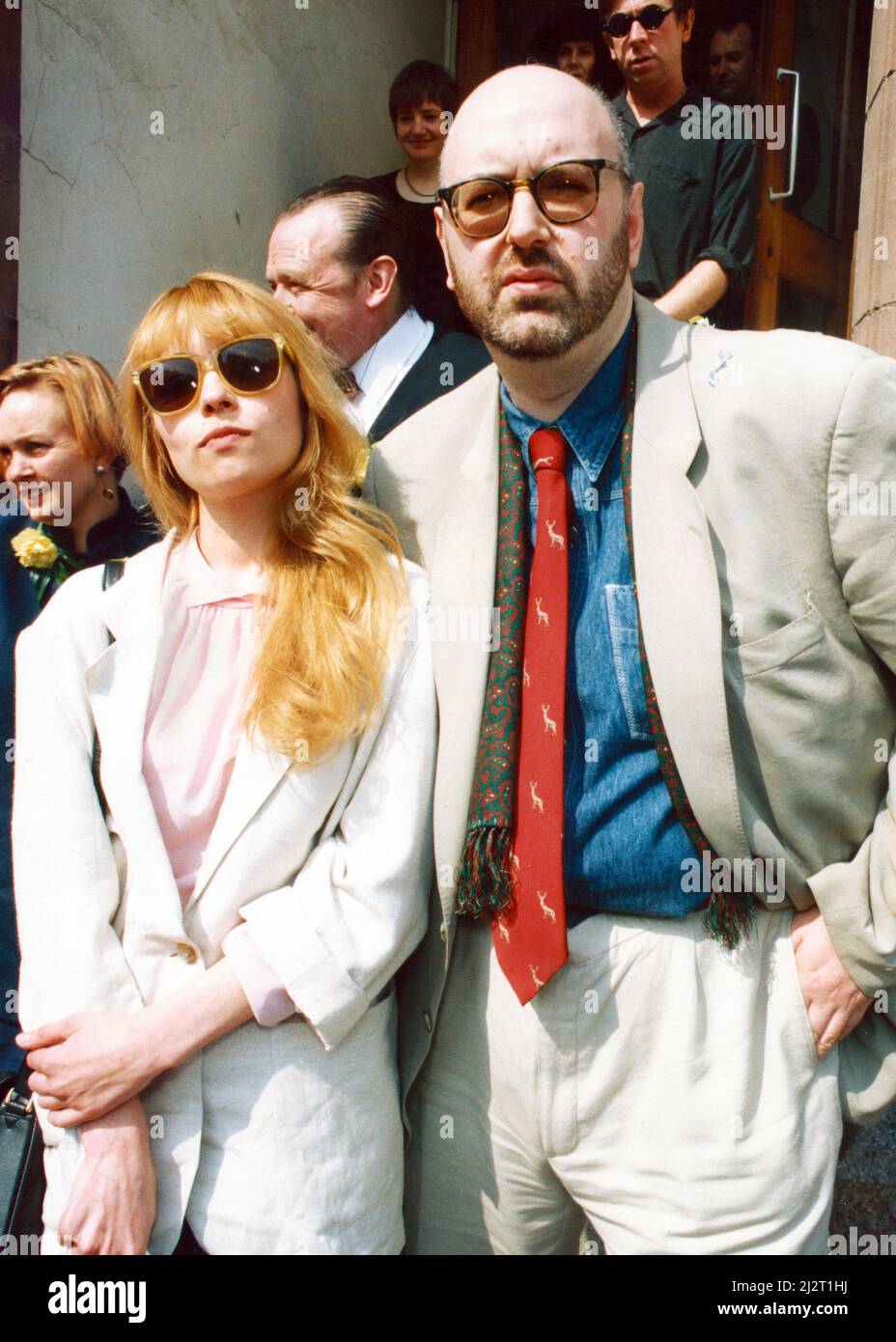 Alan Wise, pictured with his wife Tanya. 12th May 1993 Stock Photo - Alamy
