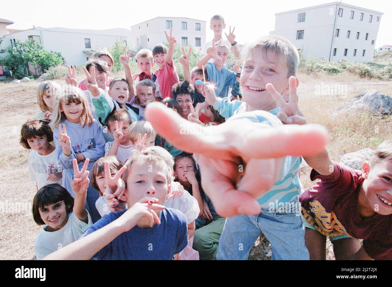 Sally Becker, British Aid Worker pictured August 1993. Returns to ...