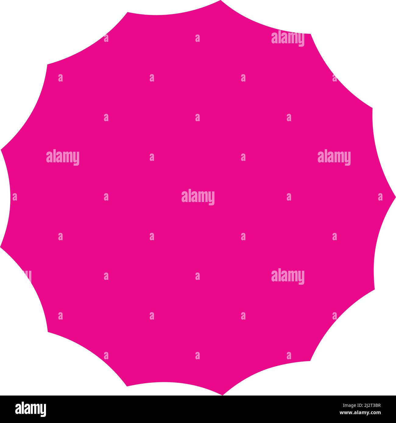 Price tag, label. Starburst, sunburst shape. Blank, empty price flash ...