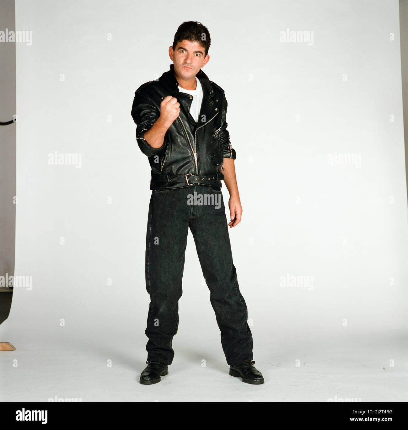 Eastenders star John Altman as Nick Cotton. 16th July 1993 Stock Photo ...