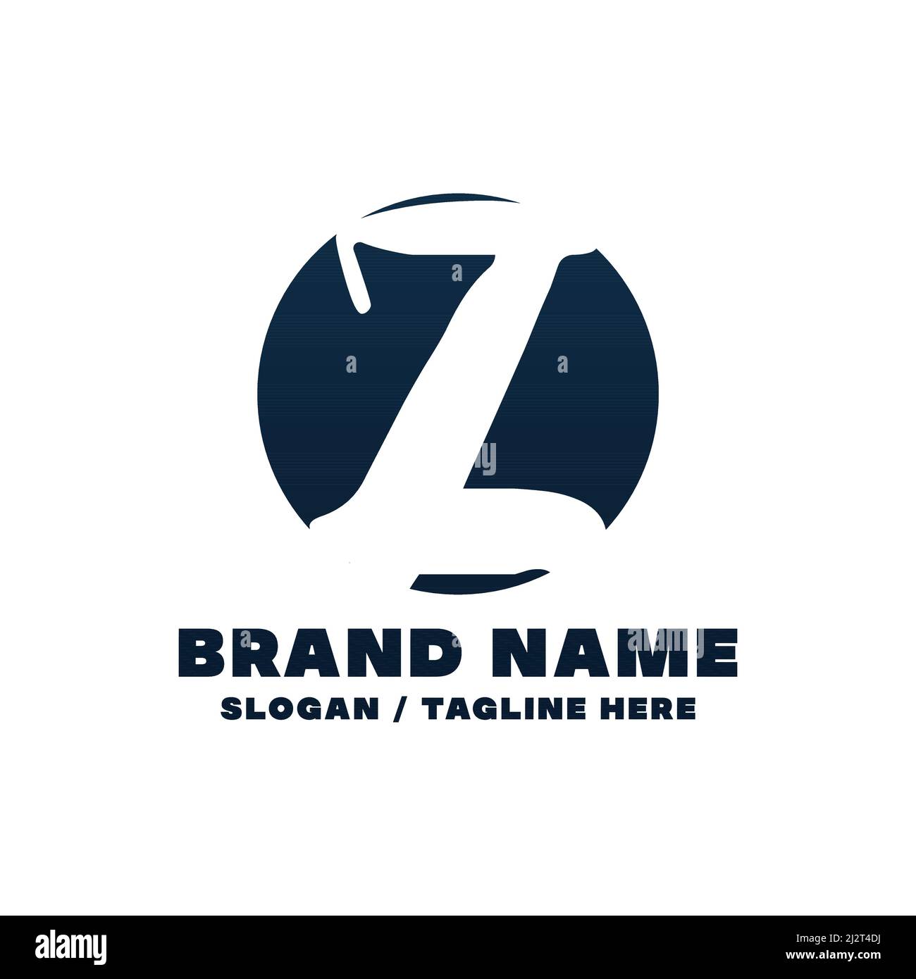 Z Logo Blue Circle Name