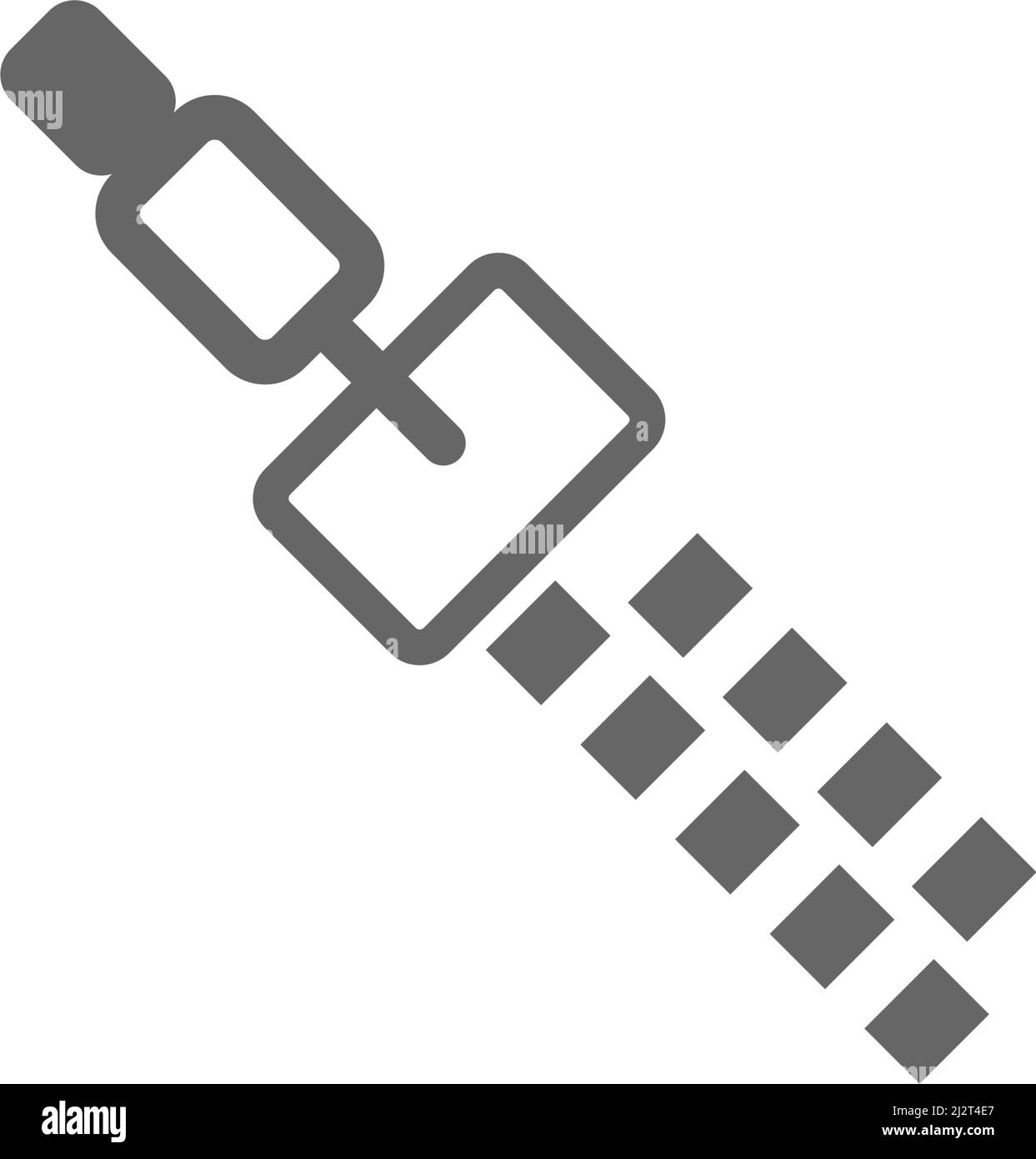 Zipper icon flat design illustration template vector Stock Vector Image ...