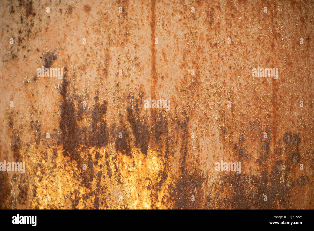 Rusty metal. Texture of rust on wall. Brown shades. Spoiled steel ...
