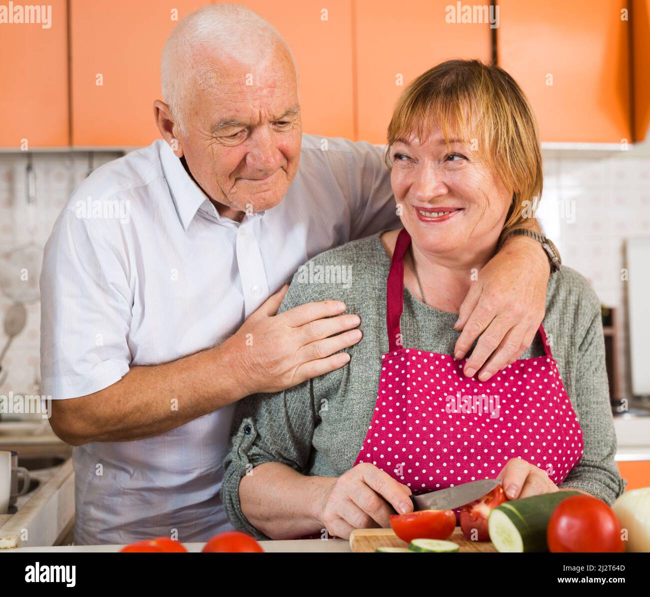 Portrait cheerful retired couple hi-res stock photography and images ...