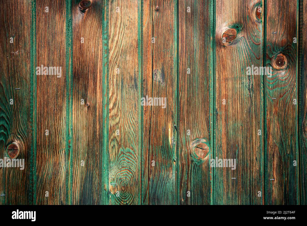 Wood texture with green color, natural background Stock Photo - Alamy