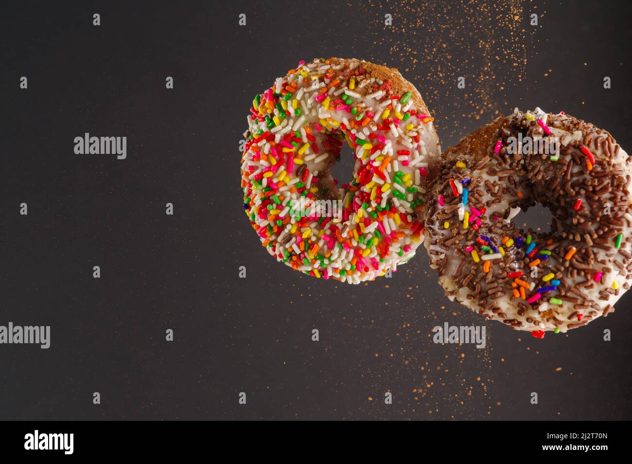 Stack donuts sprinkles heart hi-res stock photography and images - Alamy